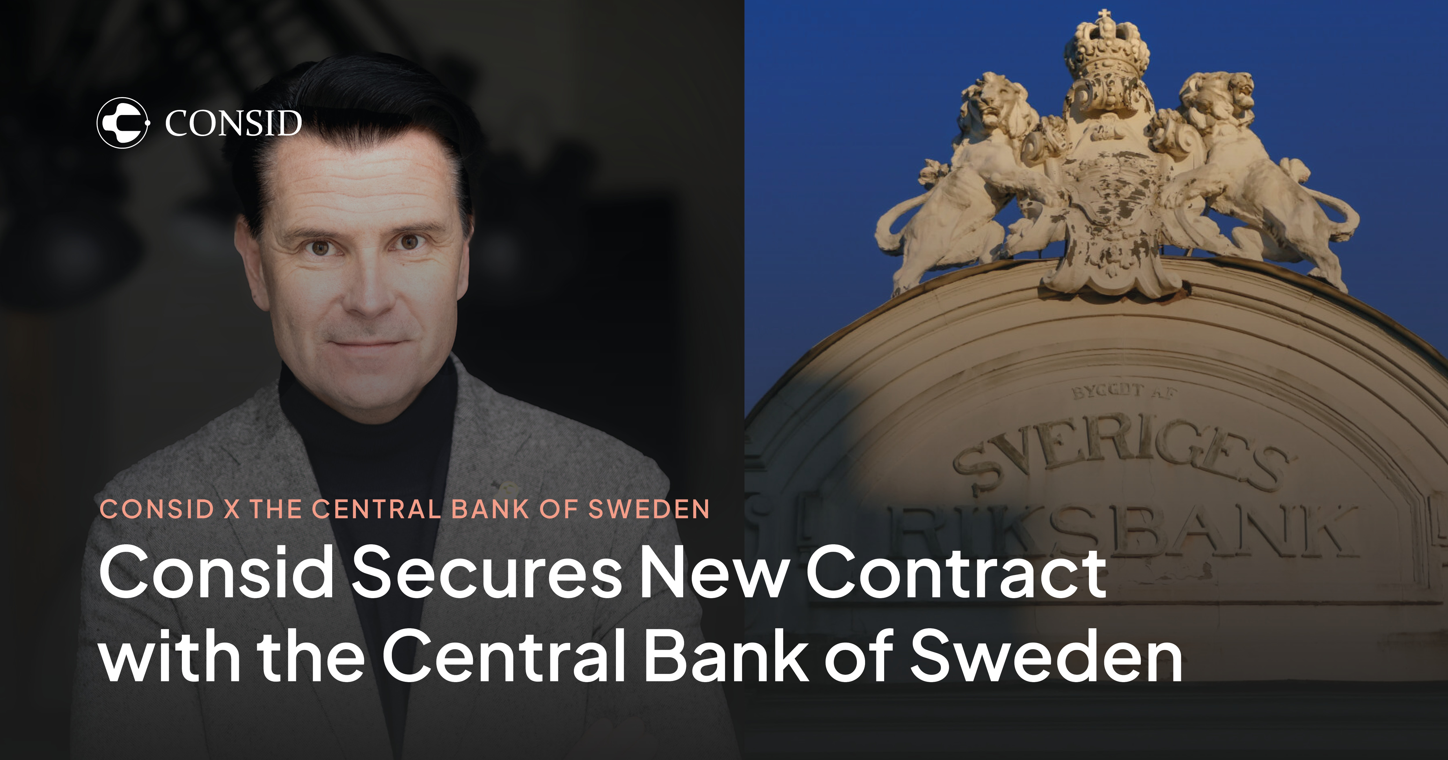Consid Secures New Contract with the Central Bank of Sweden - Consid