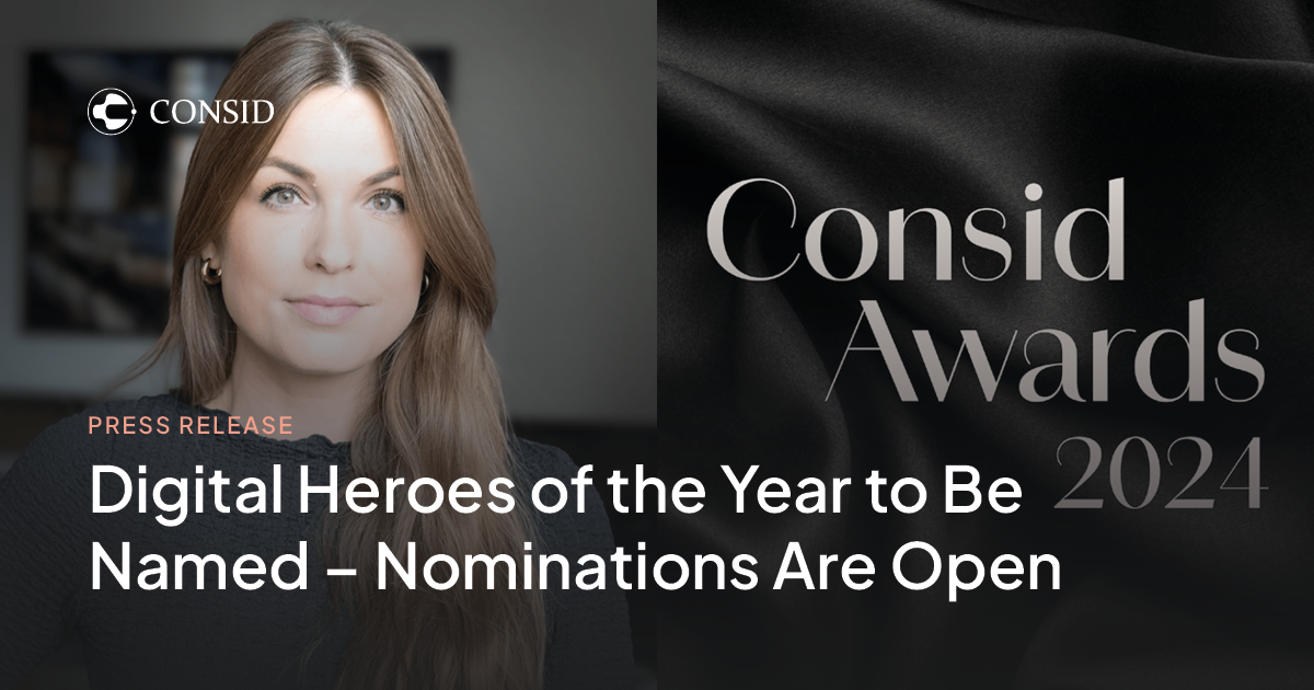 Digital Heroes of the Year to Be Named – Nominations Are Open - Consid